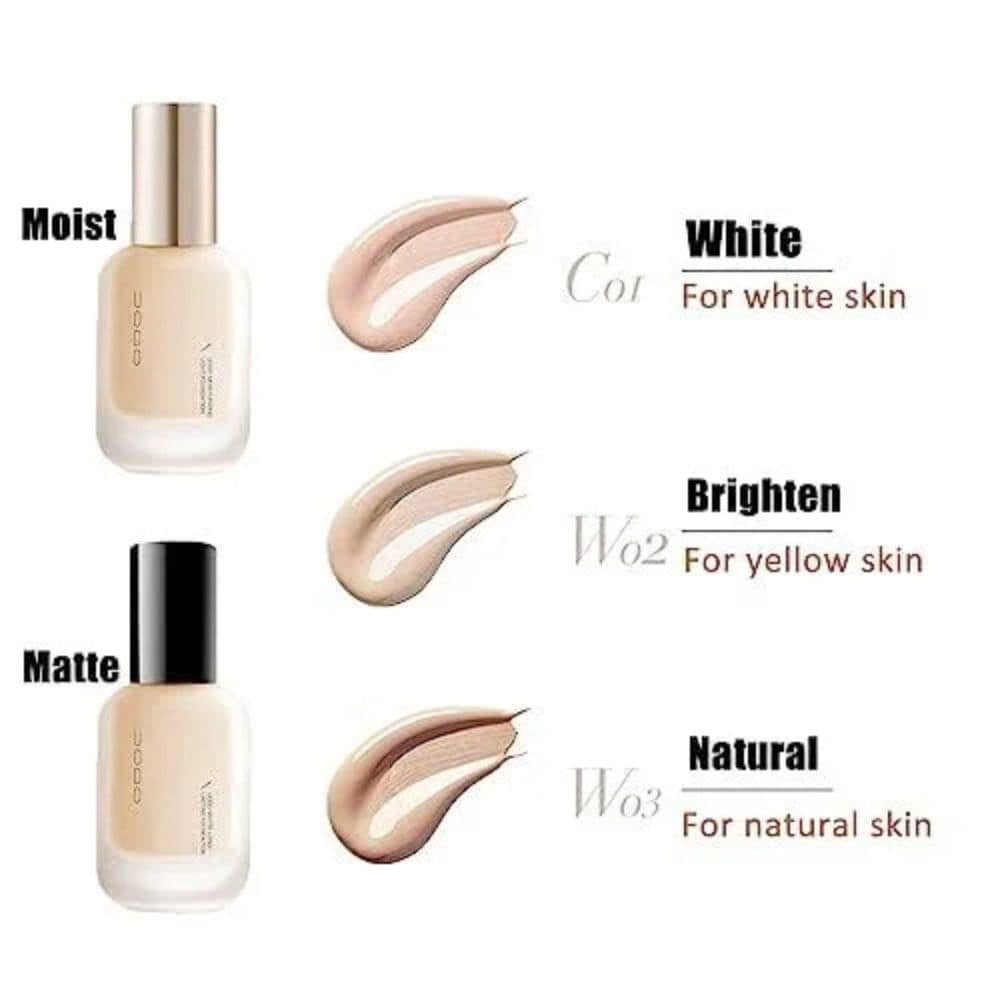 UODO Veil Matte Lasting Foundation For Oily Skin | Beauty & Health